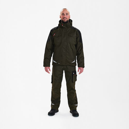 Galaxy Winter Jacket - Forest Green / Black, Engel | Engel Workwear