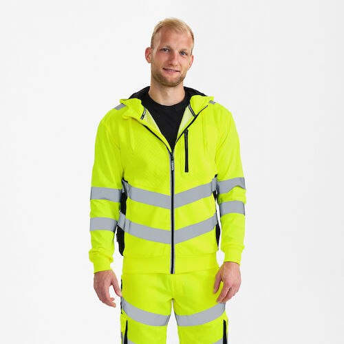 Safety sweat cardigan