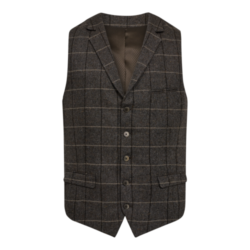 Checkered waistcoat